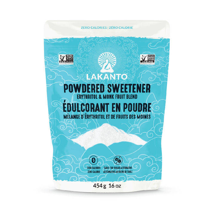 Powdered Monk Fruit Sweetener with Erythritol - Powdered Sugar Replace ...